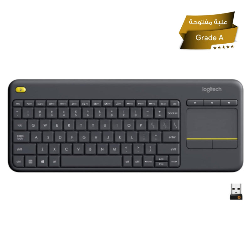 Logitech K400 Plus Wireless Keyboard with Touchpad – Compact Design ...