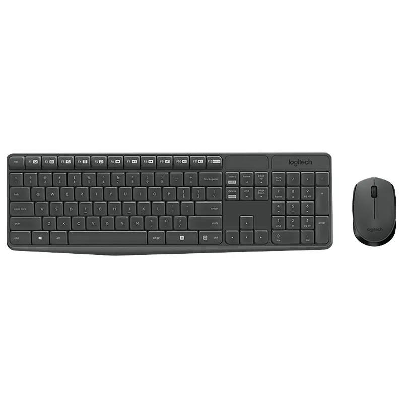 Logitech MK235 Wireless Keyboard & Mouse Combo – Durable & Reliable ...